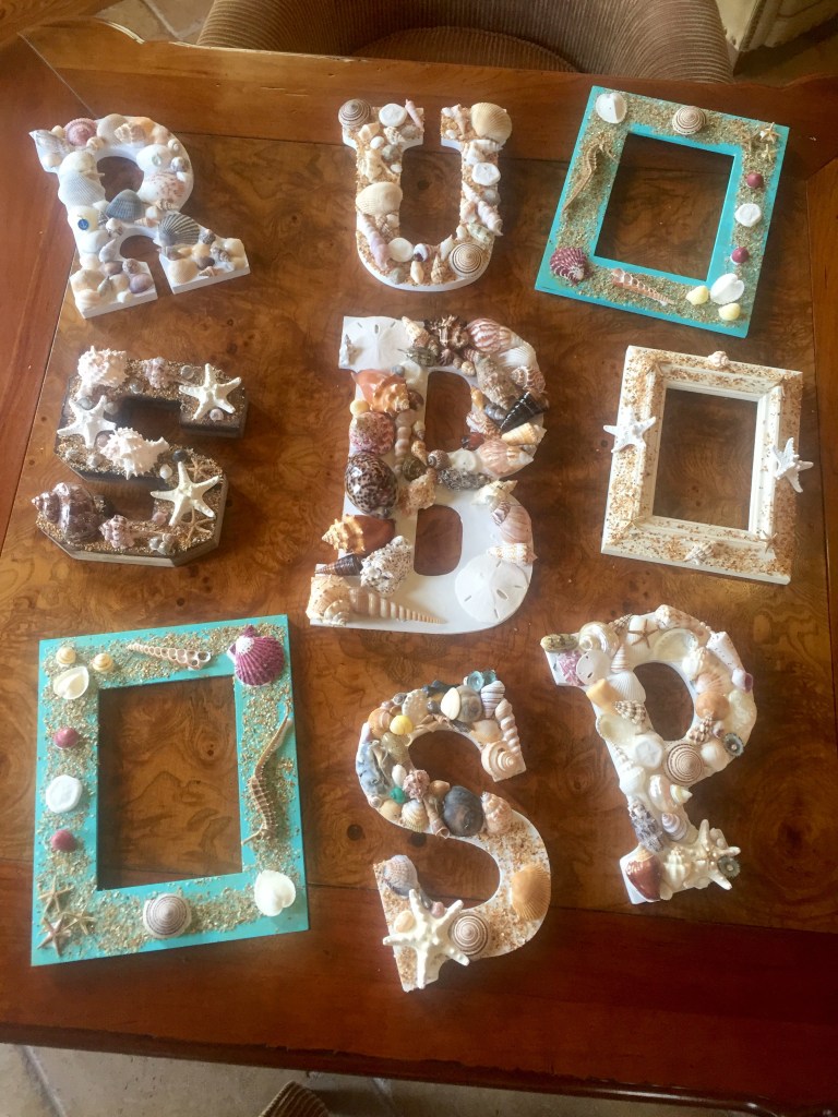 Coastal Crafting: Shell Letters – My Florida Life