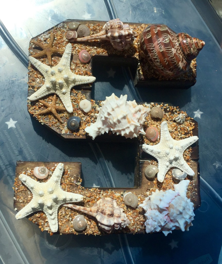 Coastal Crafting: Shell Letters – My Florida Life