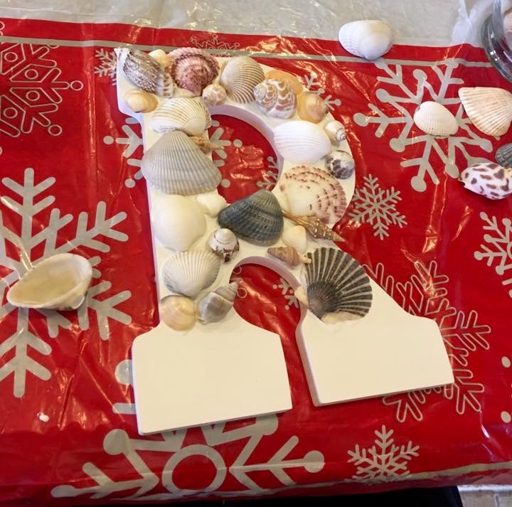 Coastal Crafting: Shell Letters – My Florida Life