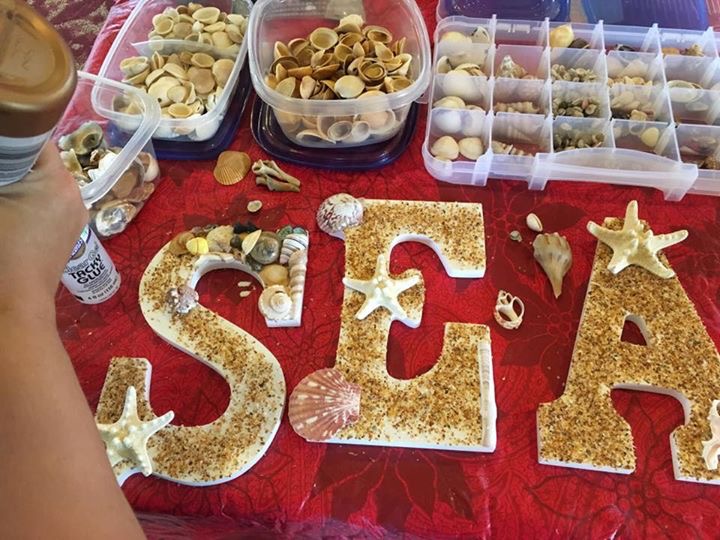 Coastal Crafting: Shell Letters – My Florida Life